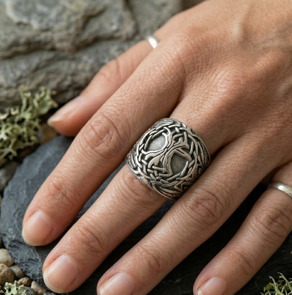 Bague Symbole arbre de vie & Univers Celtique
